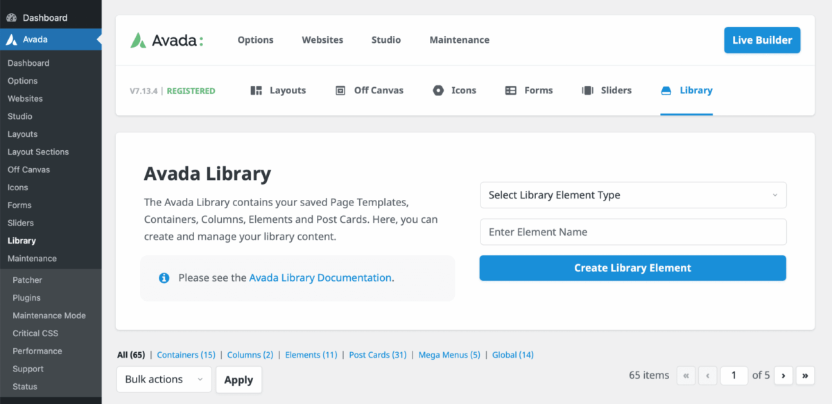 How to Import & Export Avada Builder Library Content – Avada Website ...