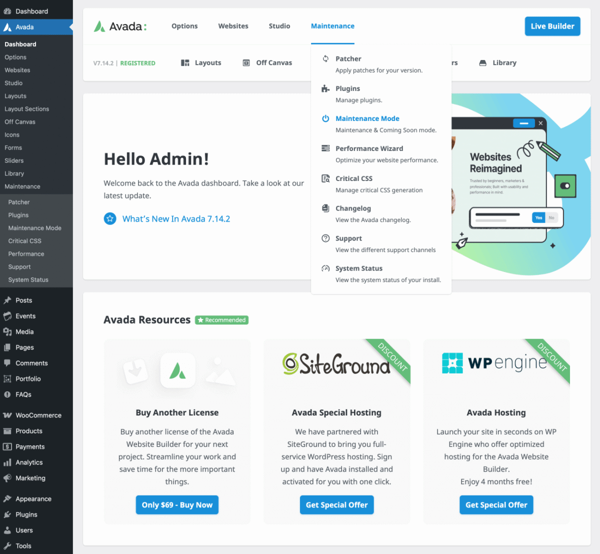 Avada Maintenance Mode – Avada Website Builder